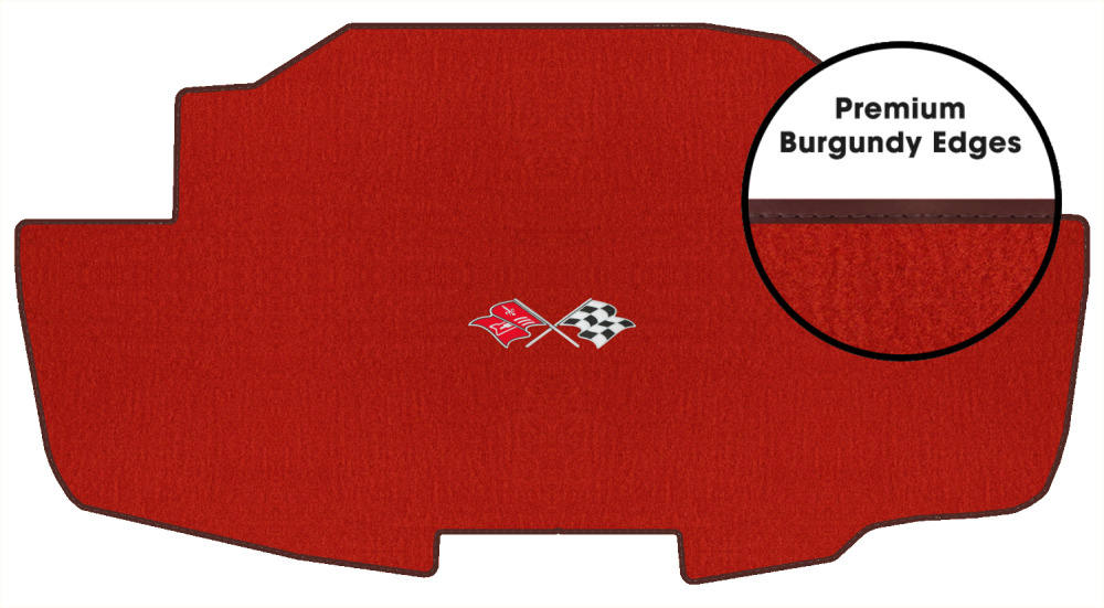Lloyd Velourtex Small Trunk Carpet Mat for 1961-1962 Corvette (#L2830 ...