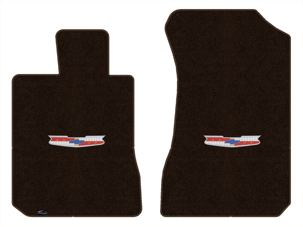 Lloyd Velourtex Front Carpet Mats for '55-57 Chevy Bel Air w/Chevy ...