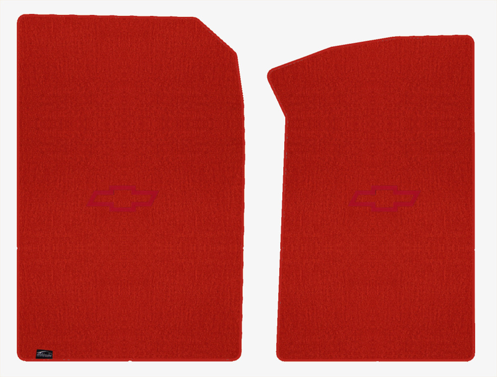 Lloyd Velourtex Front Mats for '88-99 Chevy C1500 w/Red Chevy Outline ...