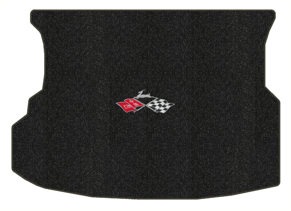 Lloyd Berber Trunk Mat for '91-96 Chevy Impala w/Chevy Cross Flags with ...